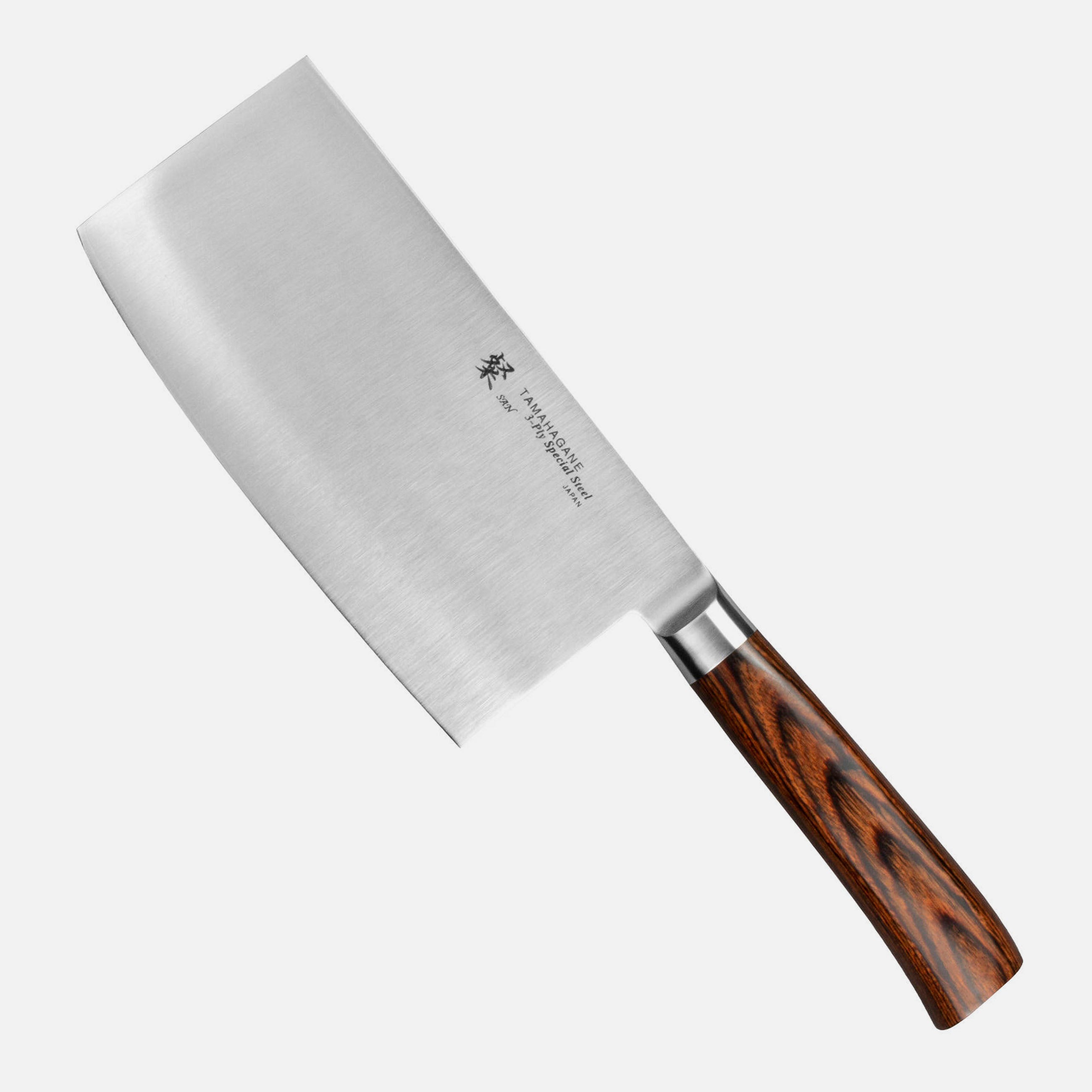 Chinese Chopper 18 cm Tamahagane San Brown VG-5 – Japan-knives.com
