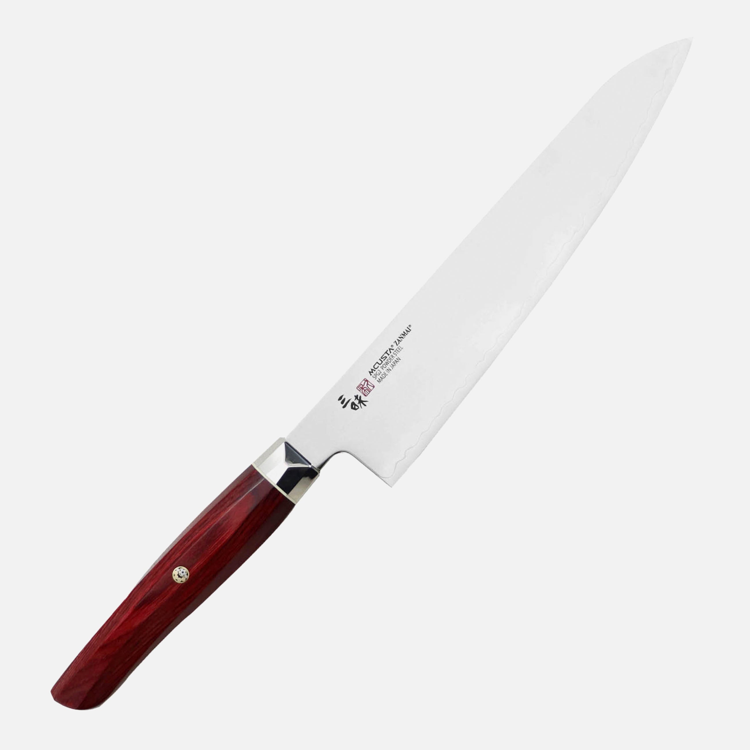 Gyuto 21 cm Mcusta Zanmai Red Revolution SG2 – Japan-knives.com
