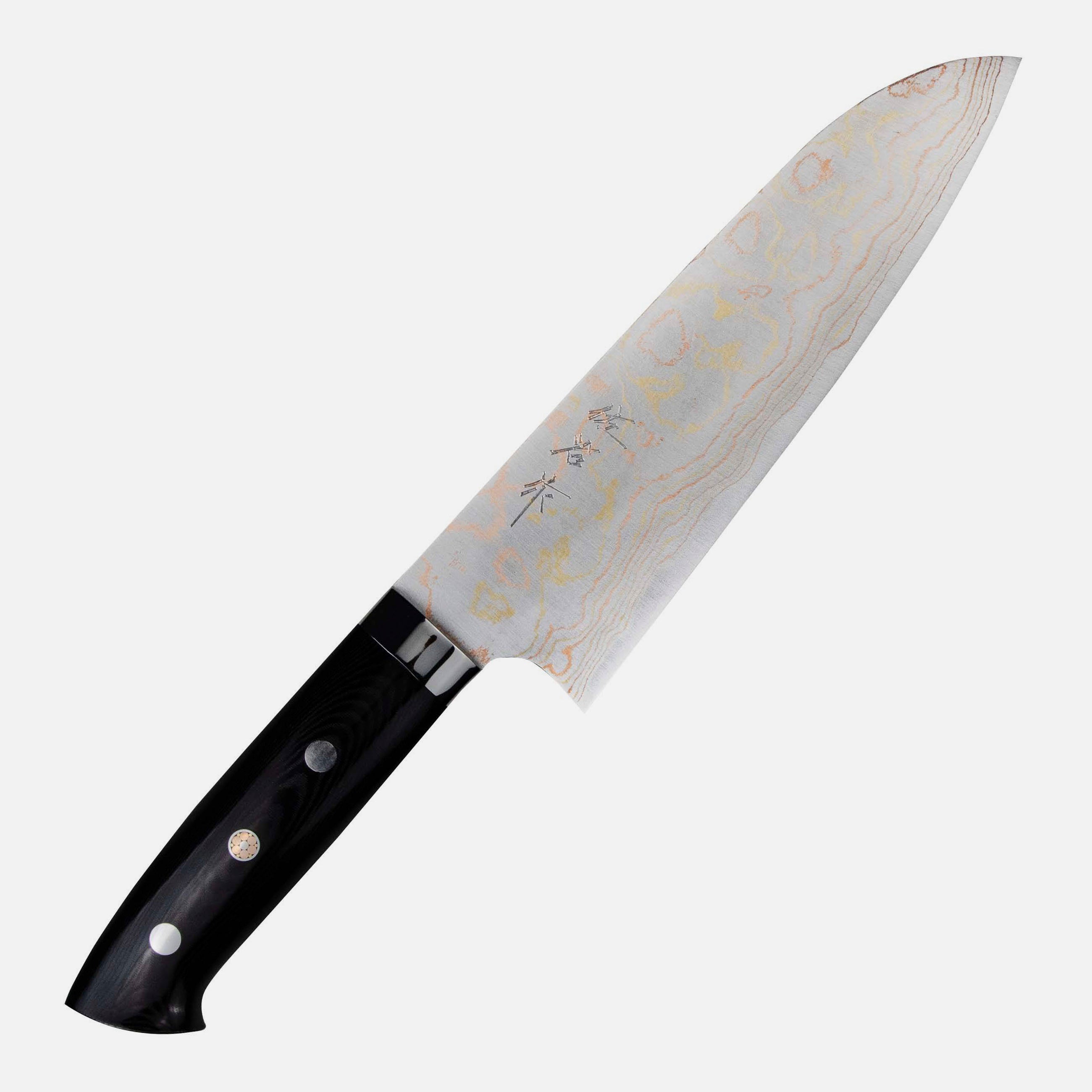 Santoku 18 cm Takeshi Saji Aogami Super/SS – Japan-knives.com